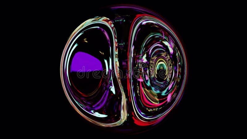 Anomaly. a Fantastic Light Sphere with Incredible Lighting Effect Stock ...