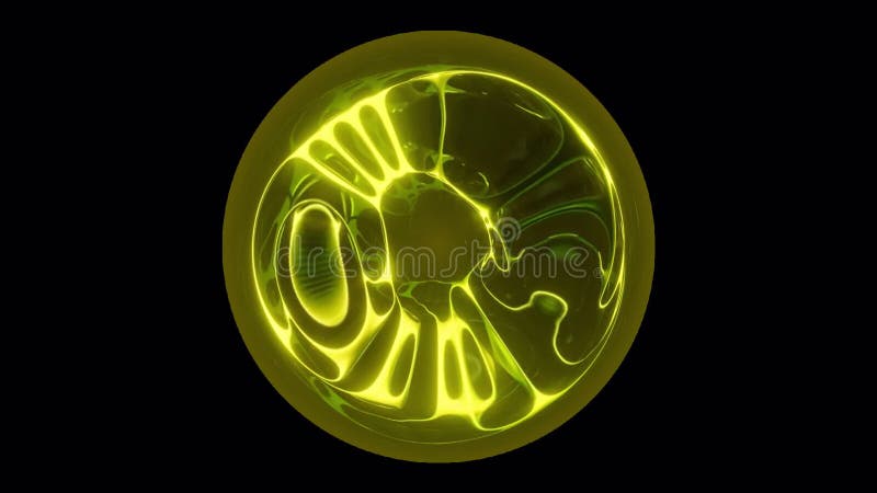 Anomaly. a Fantastic Light Sphere with Incredible Lighting Effect Stock ...