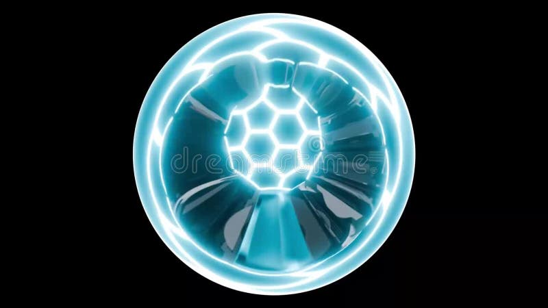 Anomaly. a Fantastic Light Sphere with Incredible Lighting Effect Stock ...