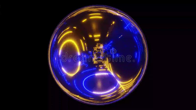 Anomaly. a Fantastic Light Sphere with Incredible Lighting Effect Stock ...