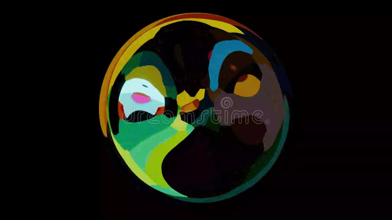 Anomaly. a Fantastic Light Sphere with Incredible Lighting Effect Stock ...