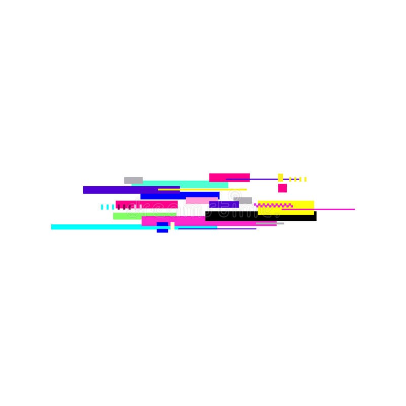 Anomaly Glitch Error Cartoon Vector Illustration Stock Vector ...