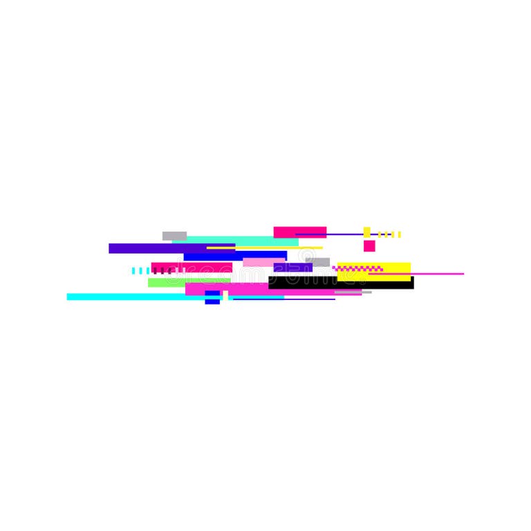 Anomaly Glitch Error Cartoon Vector Illustration Stock Vector ...