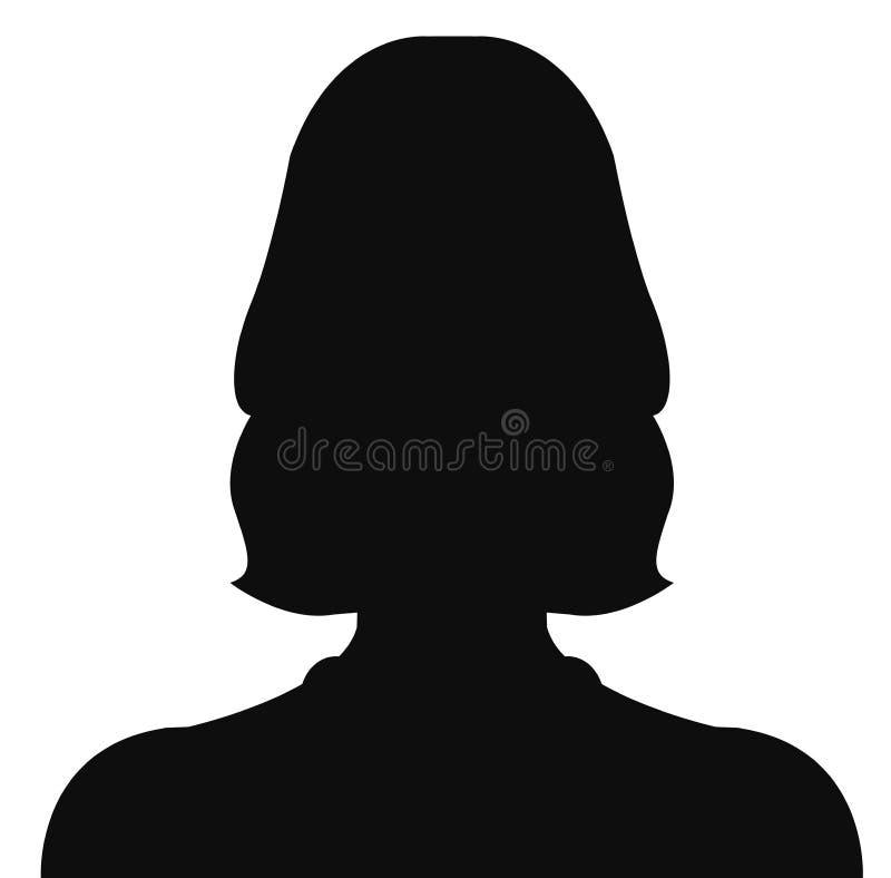 Anoniem Vrouwelijk Profielbeeld Stock Illustratie - Illustration of ...