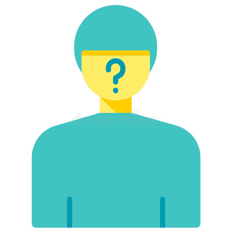 Anonieme Vlakke Illustratie Vector Illustratie - Illustration of ...