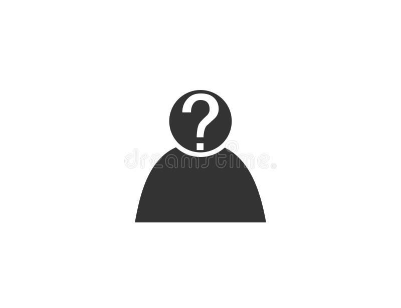Anonymity, Unknown Icon. Vector Illustration. Stock Vector ...
