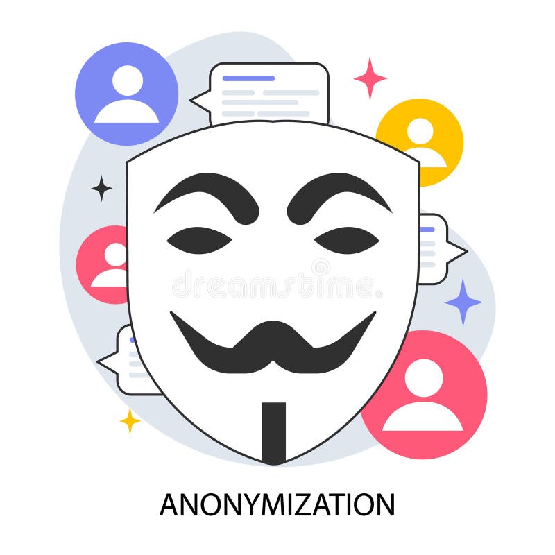 Anonymization. Anonymous Unrecognizable Profile Stock Vector ...