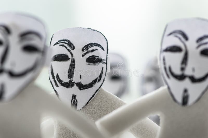 Anonymous imagem de stock editorial. Ilustração de anonimato - 60659604