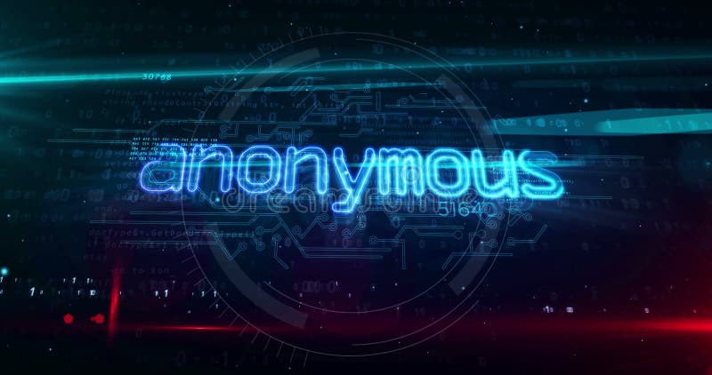 Anonymous Abstract Loopable Animation Stock Video - Video of hacker ...