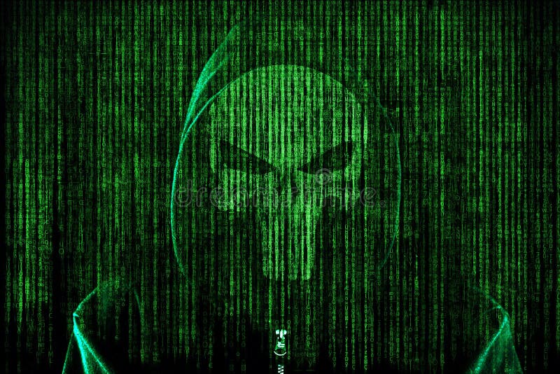 Anonymous Computer Hacker Over Computer Code - Cyber Crime Oncept Stock ...