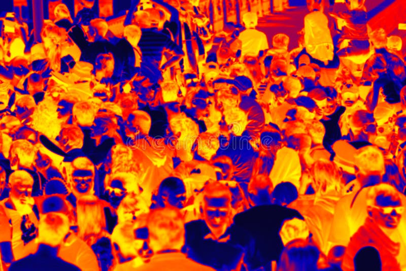 An anonymous crowd stock photo. Image of capital, hightechnology ...