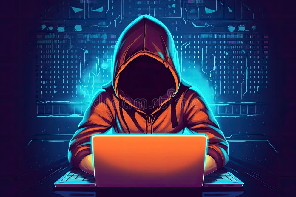 Anonymous Hacker. Concept of Hacking Cybersecurity, Cybercrime ...