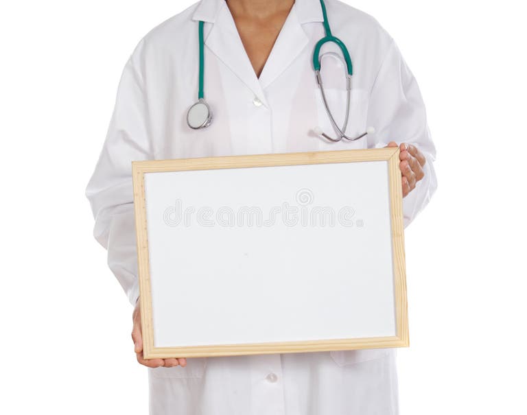 Anonymous Doctor Whit Billboard Stock Photo - Image of consultant ...