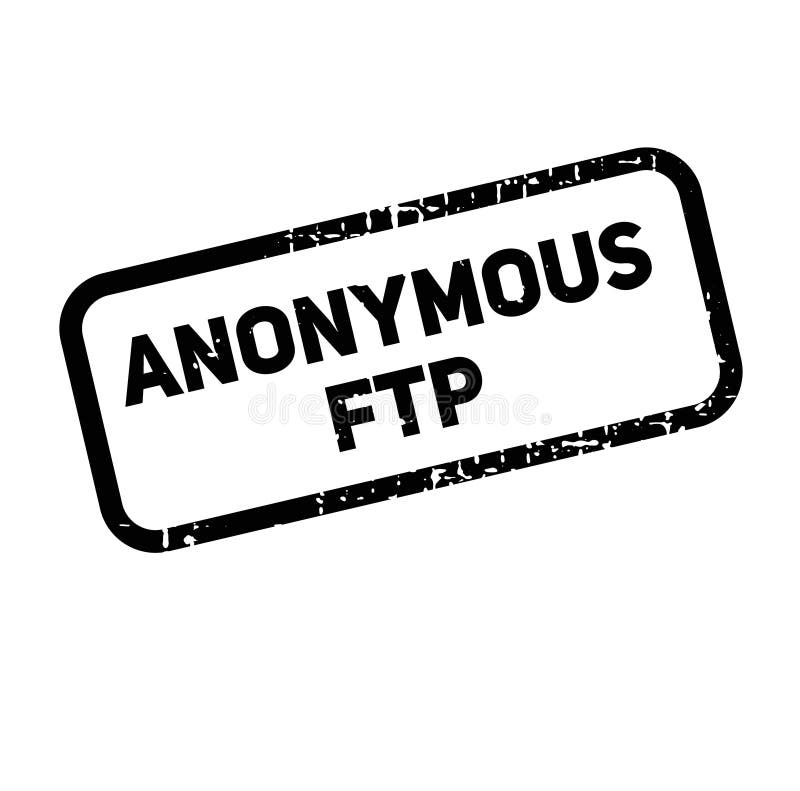 Anonymous Ftp Advertising Sticker Stock Vector - Illustration of ...
