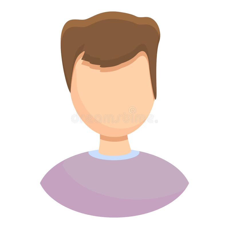 Anonymous Boy Icon, Cartoon Style Stock Vector - Illustration of ...