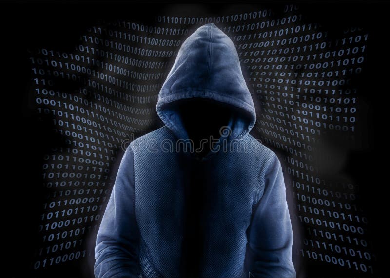 Anonymous Hacker And Binary Code Stock Image Image Of Programmer Anonymous 55717779