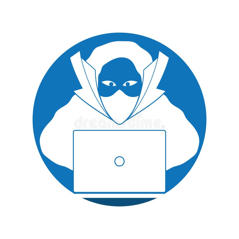 Anonymous Hacker Character Illustration Vector Design Stock Vector ...