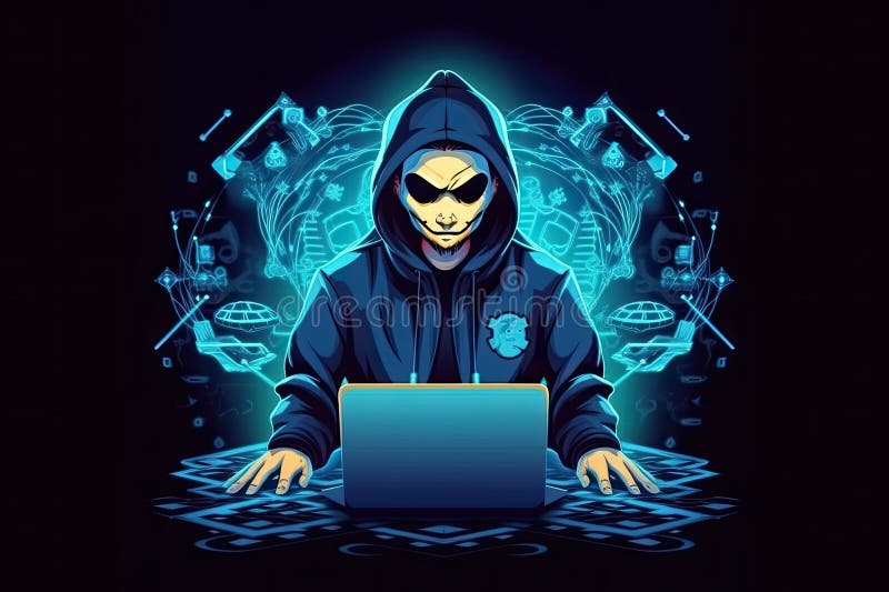Anonymous Hacker. Concept of Hacking Cybersecurity, Cybercrime ...