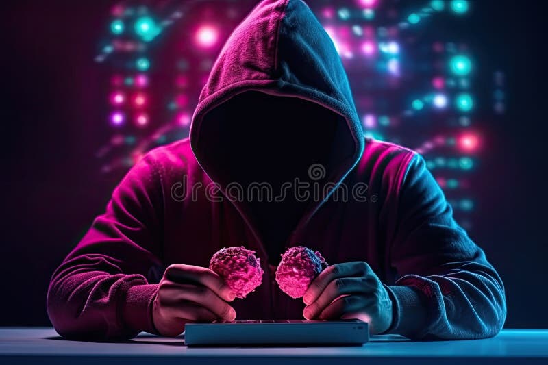 Anonymous Hacker Concept Of Hacking Cybersecurity Cybercrime Cyberattack Stock Illustration