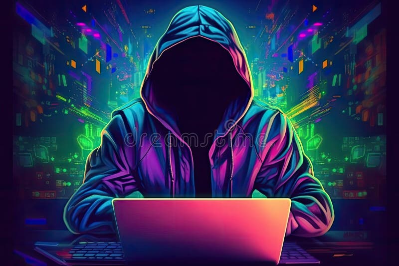 Anonymous Hacker. Concept of Hacking Cybersecurity, Cybercrime ...