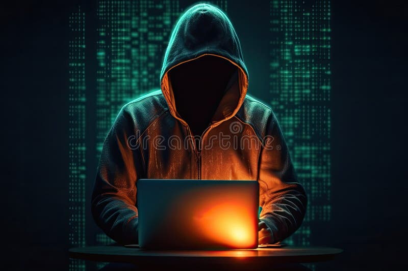 Anonymous Hacker Concept Of Hacking Cybersecurity Cybercrime Cyberattack Stock Illustration