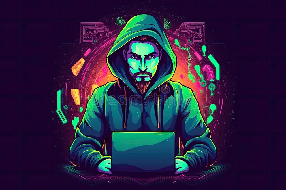 Anonymous Hacker. Concept of Hacking Cybersecurity, Cybercrime ...