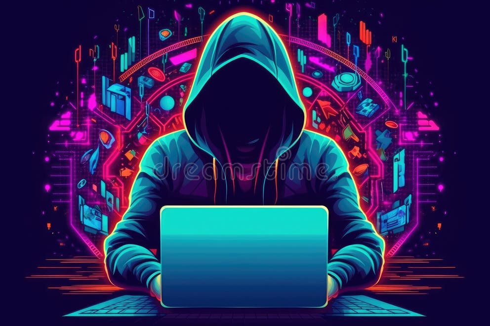 Anonymous Hacker. Concept of Hacking Cybersecurity, Cybercrime ...