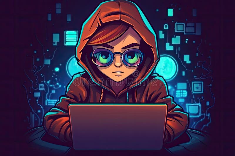 Cute Hacker Stock Illustrations – 1,967 Cute Hacker Stock Illustrations ...