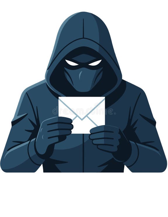 Anonymous Hacker Cyber Security Envelope Email Phishing Scam Attack ...