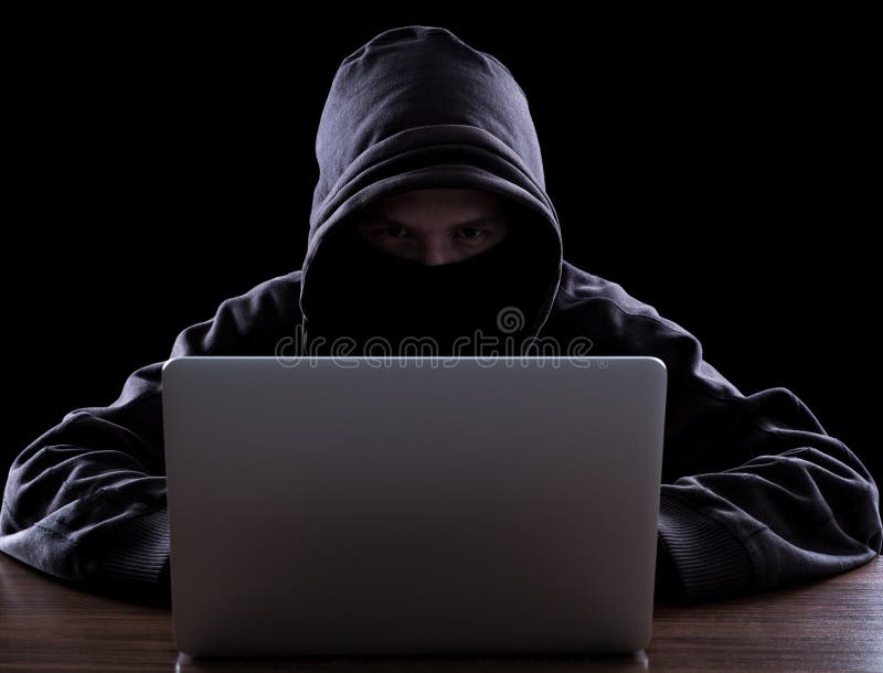 Anonymous Hacker in the Dark Stock Image - Image of attack, face: 93811589