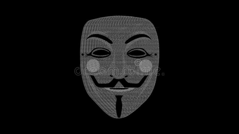 3d Loop Hacking Code Data Flow Stream Computer Screen Animation Stock