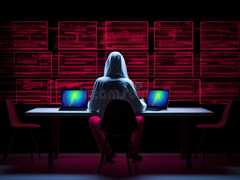 Anonymous Hacker with Hoodie. Concept of Hacking Cybersecurity ...