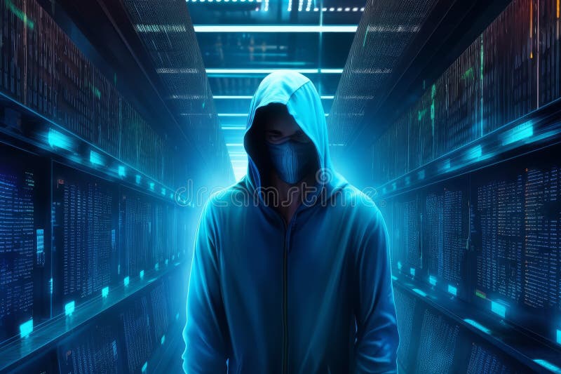 Anonymous Hacker. Generate Ai Stock Illustration - Illustration of ...