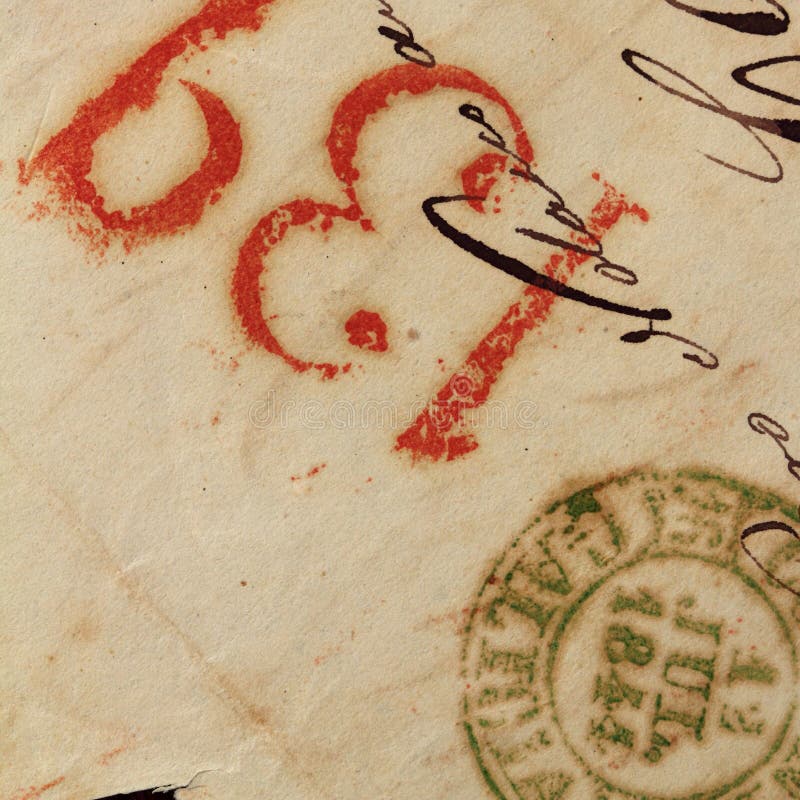 Anonymous Handwritten Real Old Letters from Spain Stock Image - Image ...