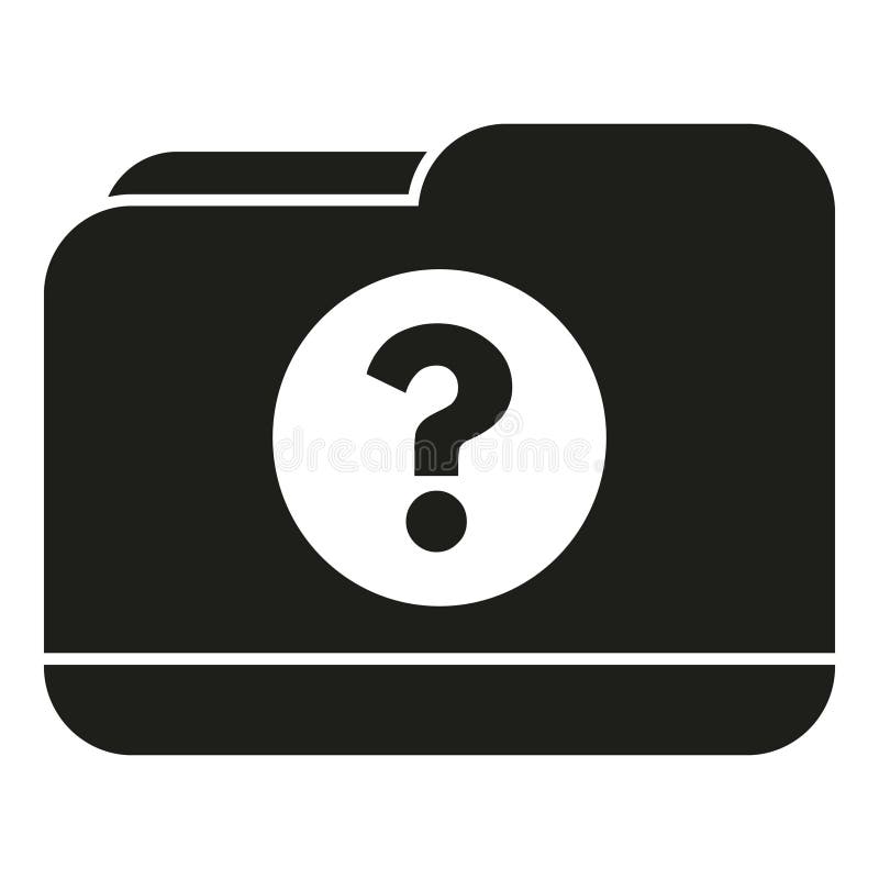 Anonymous Hidden Folder Icon Simple Vector. Data Undercover Stock ...