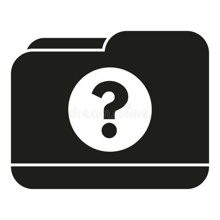 Anonymous Hidden Folder Icon Simple Vector. Data Undercover Stock ...