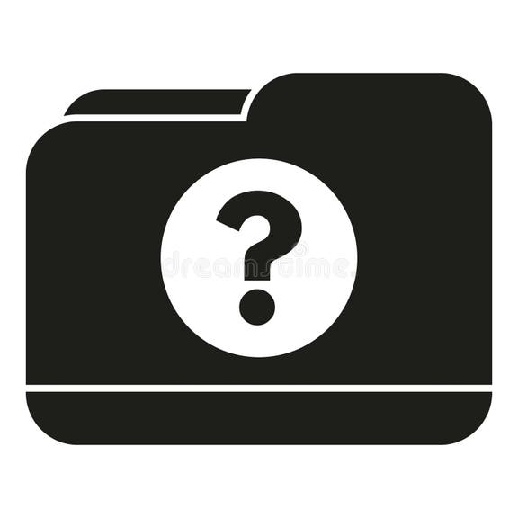 Anonymous Hidden Folder Icon Simple Vector. Data Undercover Stock ...