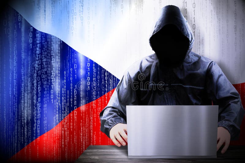 Anonymous Hooded Hacker, Flag of Czech Republic, Binary Code - Cyber ...