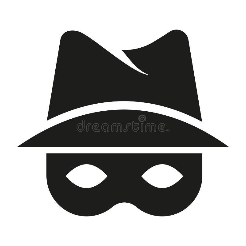 Anonymous Icon. an Incognito Person Vector Illustration Stock Vector ...