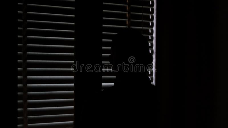 Anonymous Interview Silhouette for Conceptual Use Stock Footage - Video ...