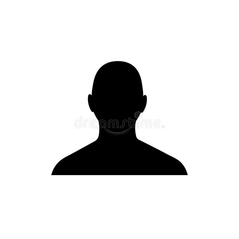 Anonymous Male Face Avatar. Stock Vector - Illustration of shadow ...
