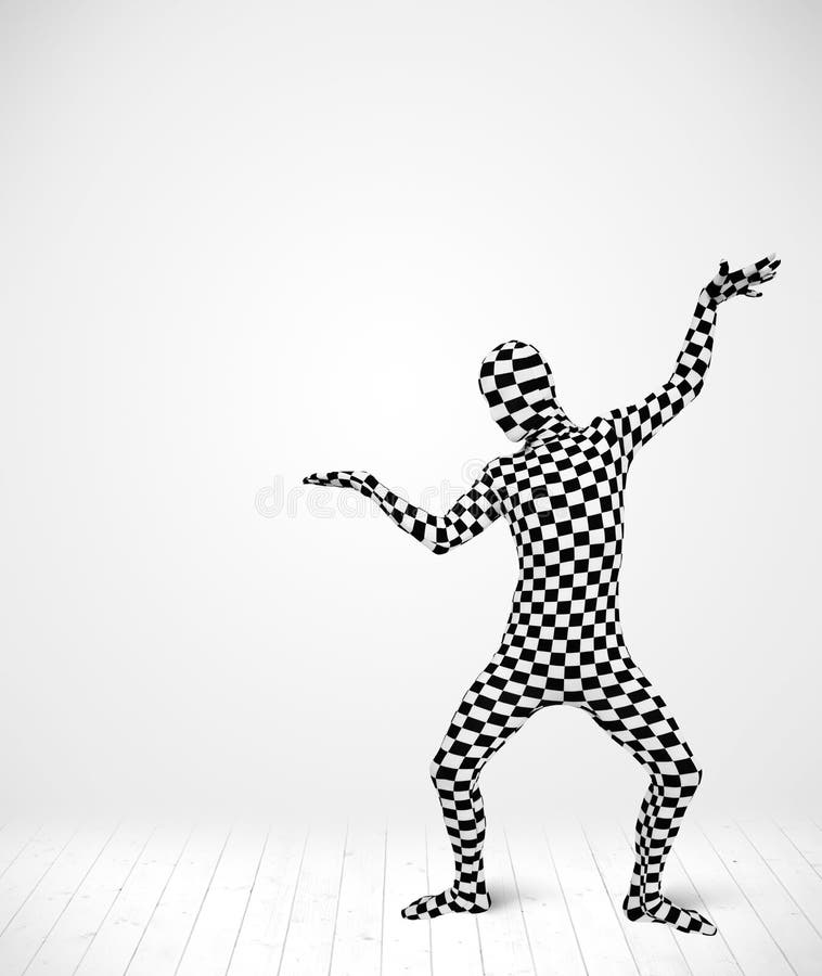 Anonymous Man Presenting Your Product Stock Image - Image of cartoon ...