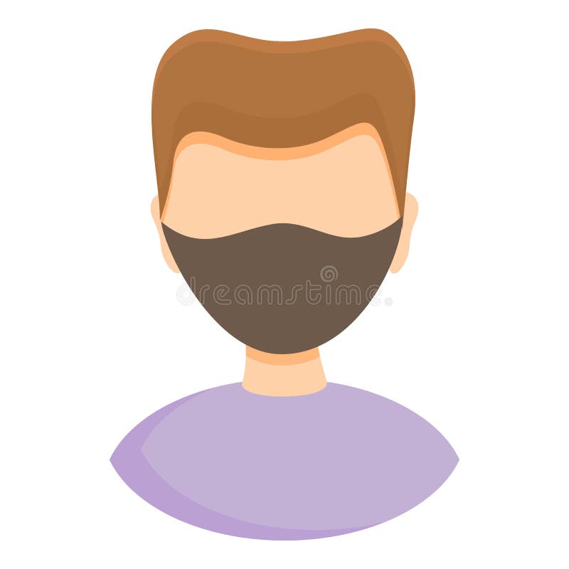 Anonymous Mask Icon, Cartoon Style Stock Vector - Illustration of ...