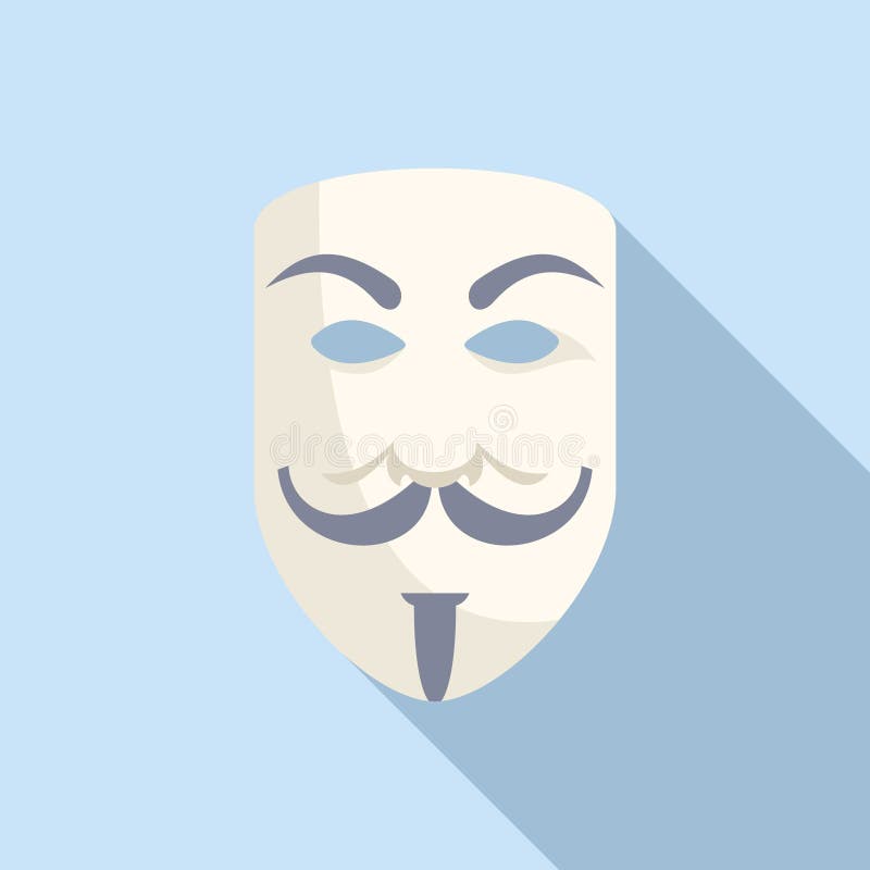 Anonymous Mask Icon Flat Vector. Avatar Face Editorial Stock Photo ...