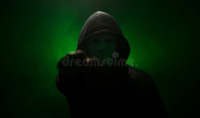 Anonymous in mask stock photo. Image of hacker, masked - 257476690