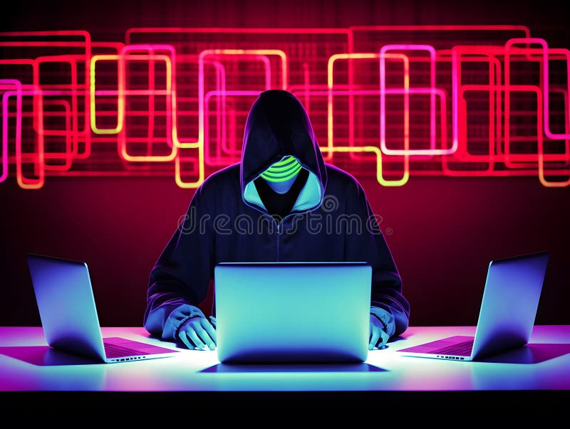 Anonymous Hacker with Hoodie. Concept of Hacking Cybersecurity ...