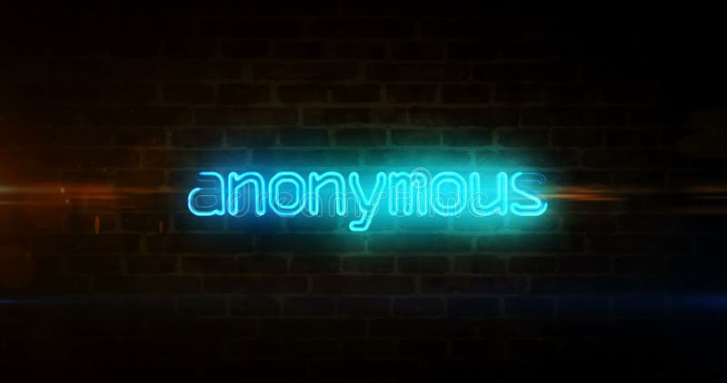Anonymous Neon Abstract Loopable Animation Stock Video - Video of ...