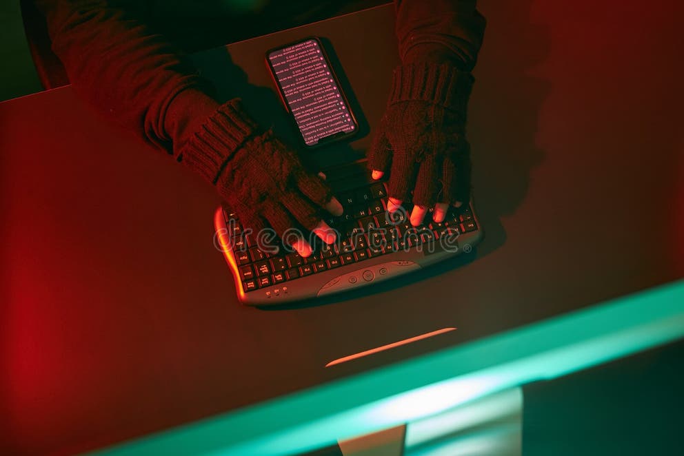 Anonymous People Using Computer And Programming To Break Code Cyber Security Threat Internet