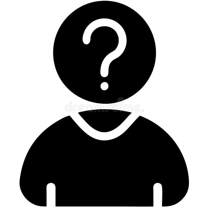 Anonymous Profile with Question Mark for Unidentified User Concepts ...
