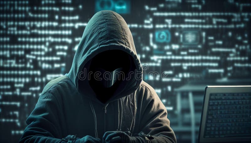 Anonymous Robot Hacker. Concept of Hacking Cybersecurity, Cybercrime ...